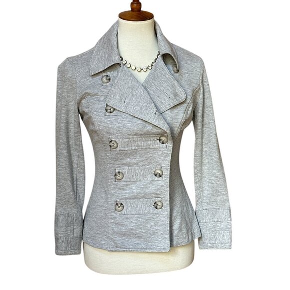 CAbi | Jackets & Coats | Cabi 328 Goodtogo Military Style Jacket Gray ...